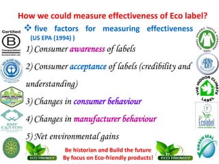 Quality control approaches for ecolabel | PPT