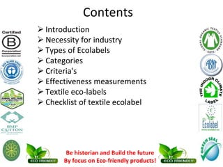 Quality control approaches for ecolabel | PPT