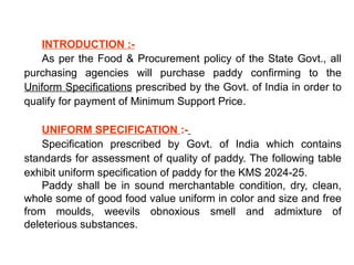 Quality Control Cell of Paddy Presentation.ppt