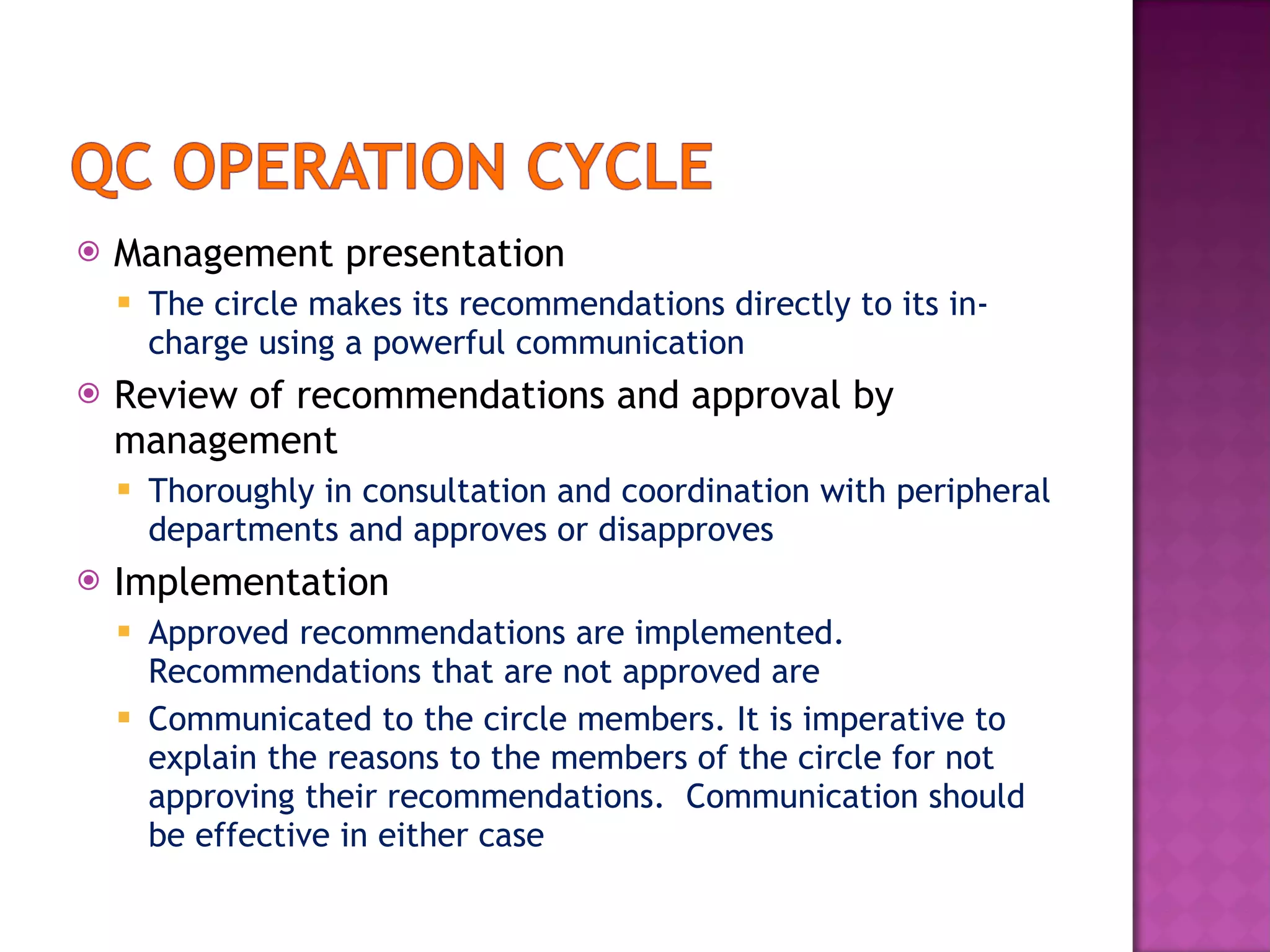 Quality control circle presentation | PPT