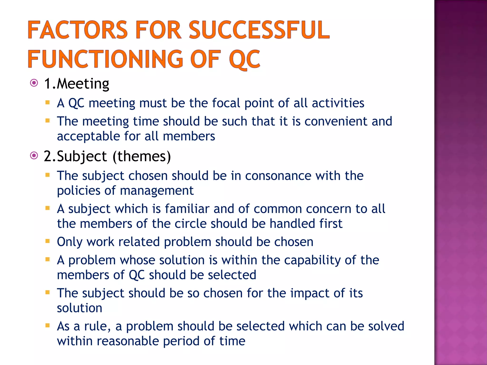 Quality control circle presentation | PPT