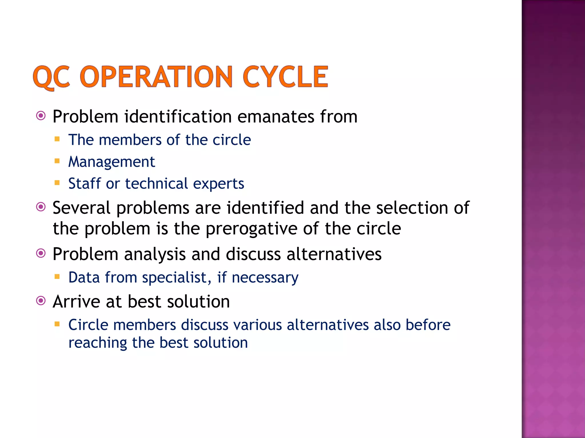 Quality control circle presentation | PPT