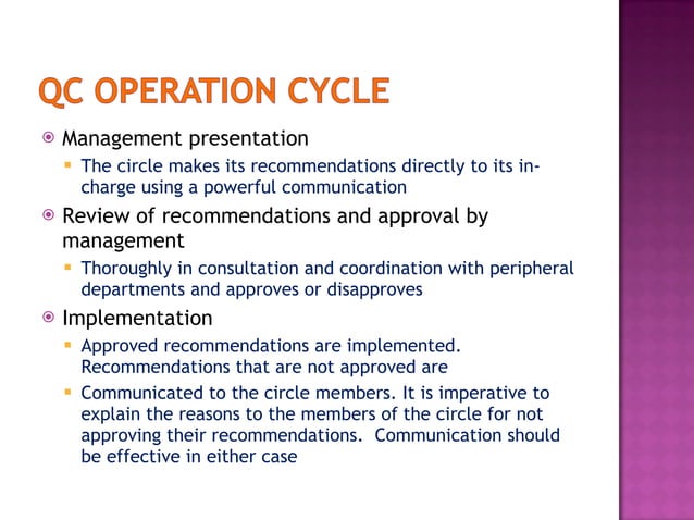 Quality control circle presentation | PPT