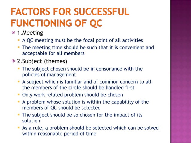 Quality control circle presentation | PPT