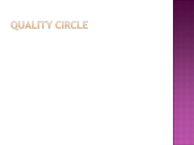 Quality control circle presentation | PPT