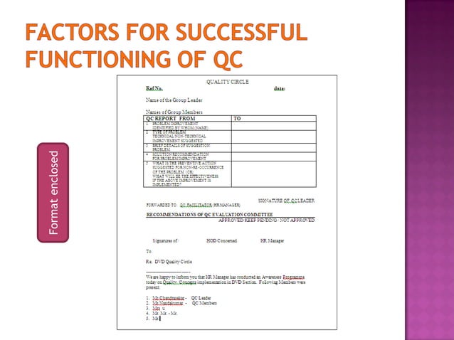 Quality control circle presentation | PPT