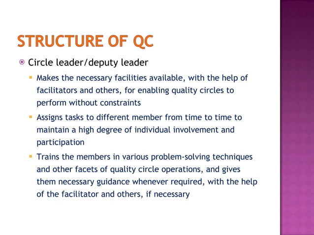 Quality control circle presentation | PPT