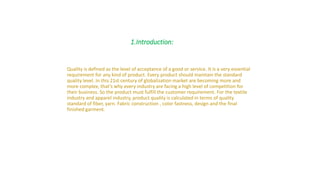 Quality control | PPTX