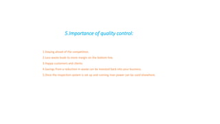 Quality control | PPTX