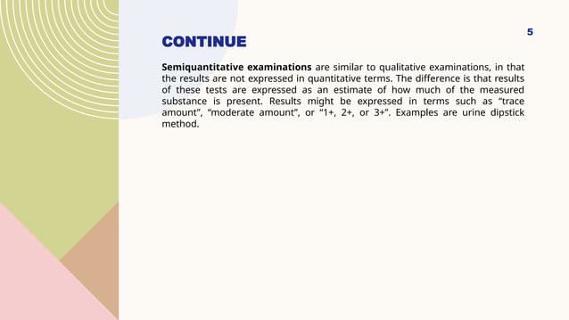 QUALITY CONTROL FOR QUANTITATIVE TEST.pptx | Medical Tests | Medical Health