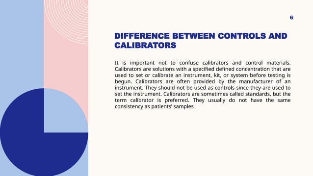 QUALITY CONTROL FOR QUANTITATIVE TEST.pptx | Medical Tests | Medical Health