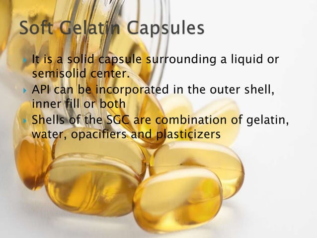 Quality control for soft gelatin capsules | PPT