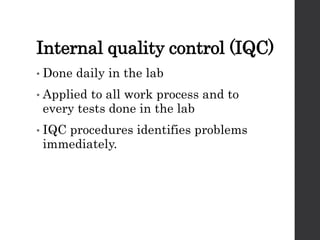 Quality Control | PPTX