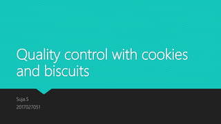 Quality control in biscuits | PPTX