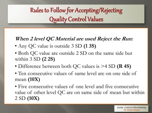 Quality Control in Blood Bank | PDF | Blood Disorders | Diseases and ...