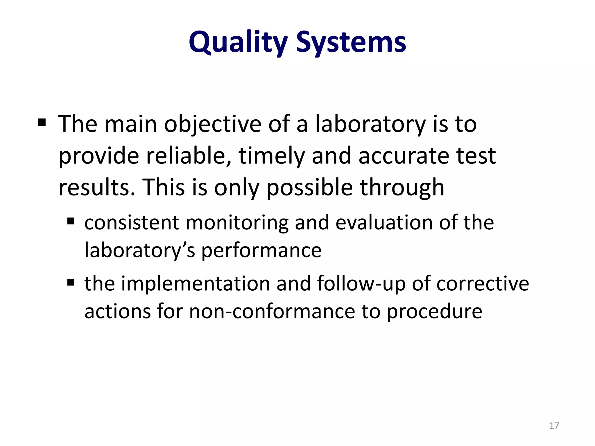 Quality control in clinical laboratory | PPTX