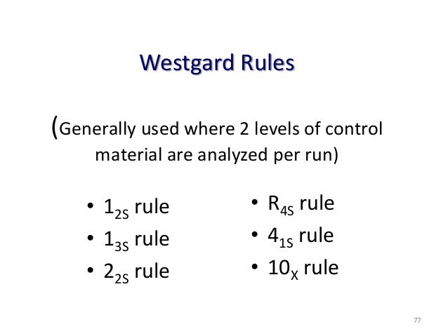 Quality control in clinical laboratory