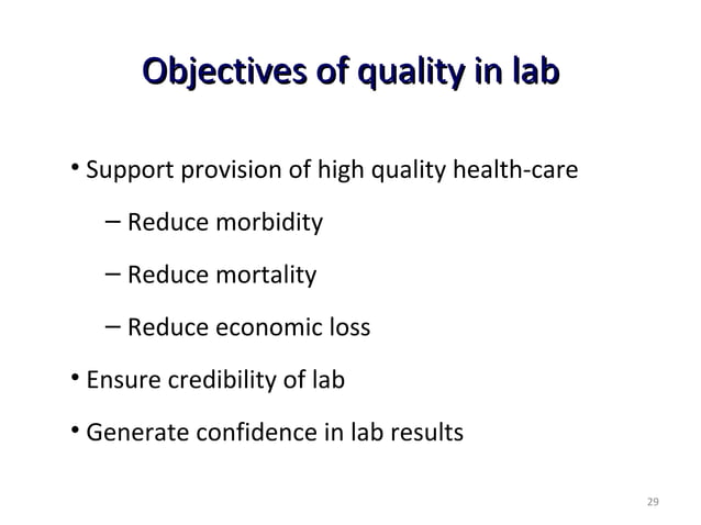 Qualitycontrolinclinicallaboratory | PPT
