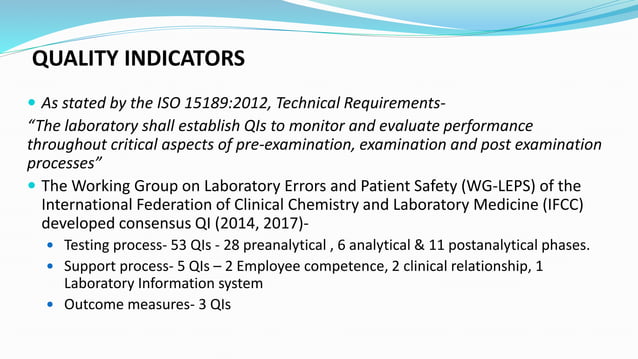 Quality Control In Clinical Laboratory | PPTX | Chemistry | Science