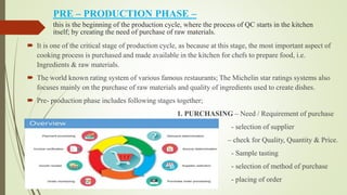 Quality control in food production | PPTX