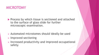 QUALITY CONTROL IN HISTOPATHOLOGY-MICROTOMY ,STAINING ,REPORTING.pptx