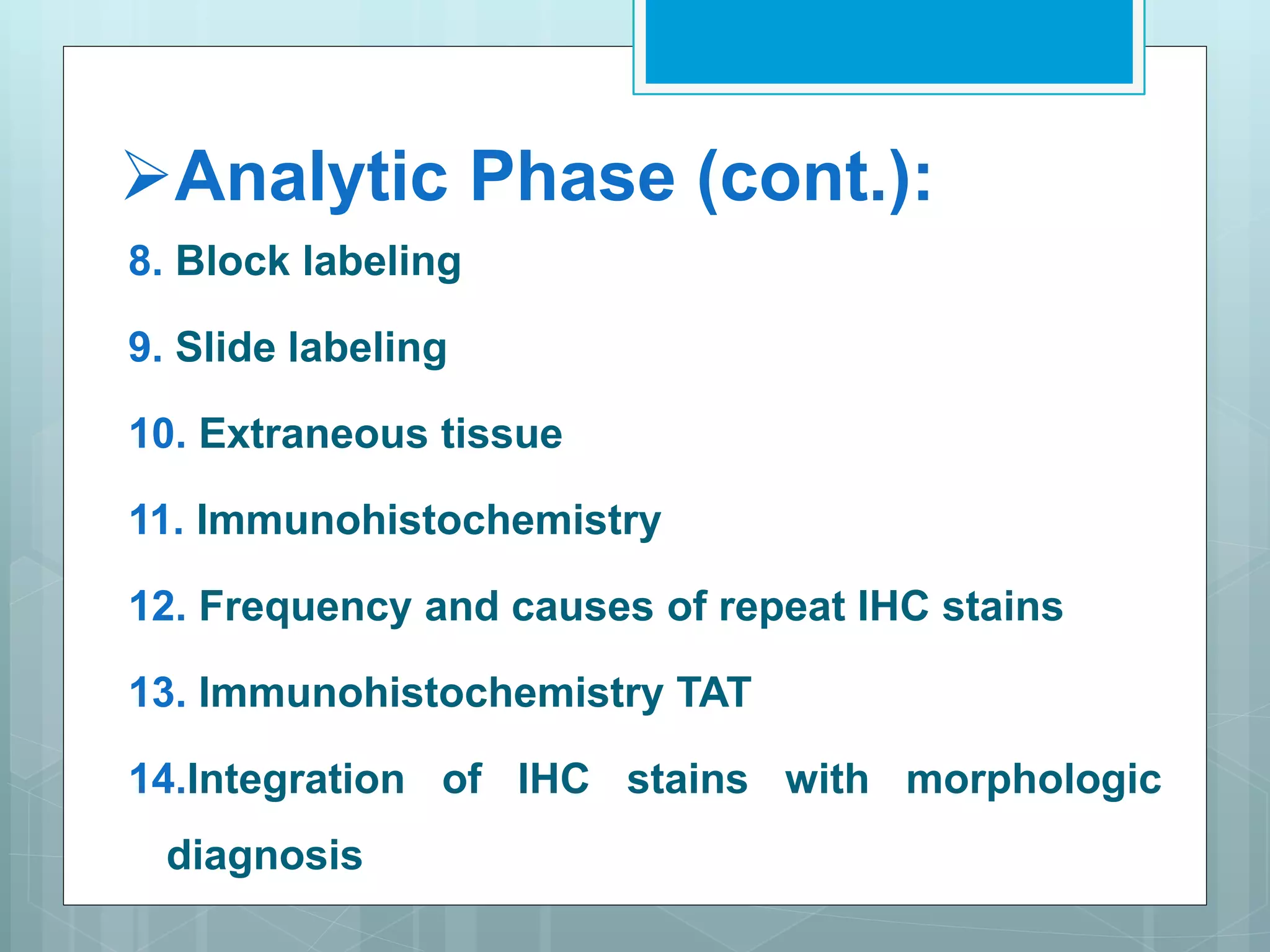 Quality Control In Histopathology Dr.Rami amawi.pptx | Cancer | Diseases and Conditions