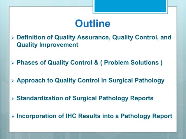 Quality Control In Histopathology Dr.Rami amawi.pptx | Cancer ...