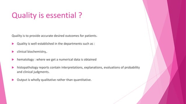 Quality control in Histopathology Lab.pptx | Medical Tests | Medical Health