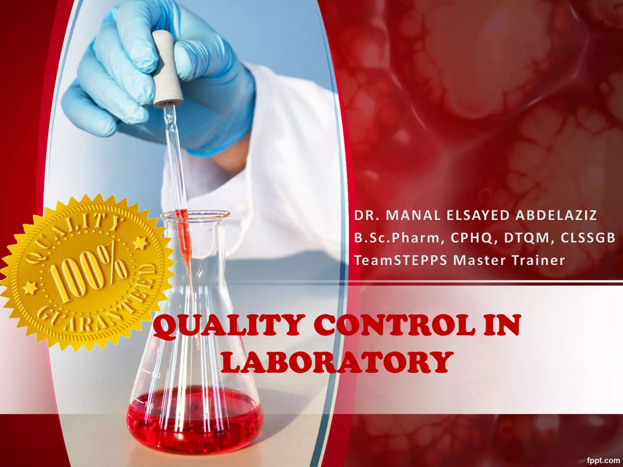Quality Control in Laboratory | PDF