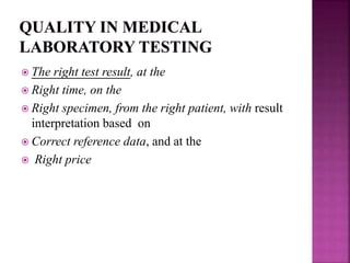 Quality control in pharmaceutical laboratories | PPTX