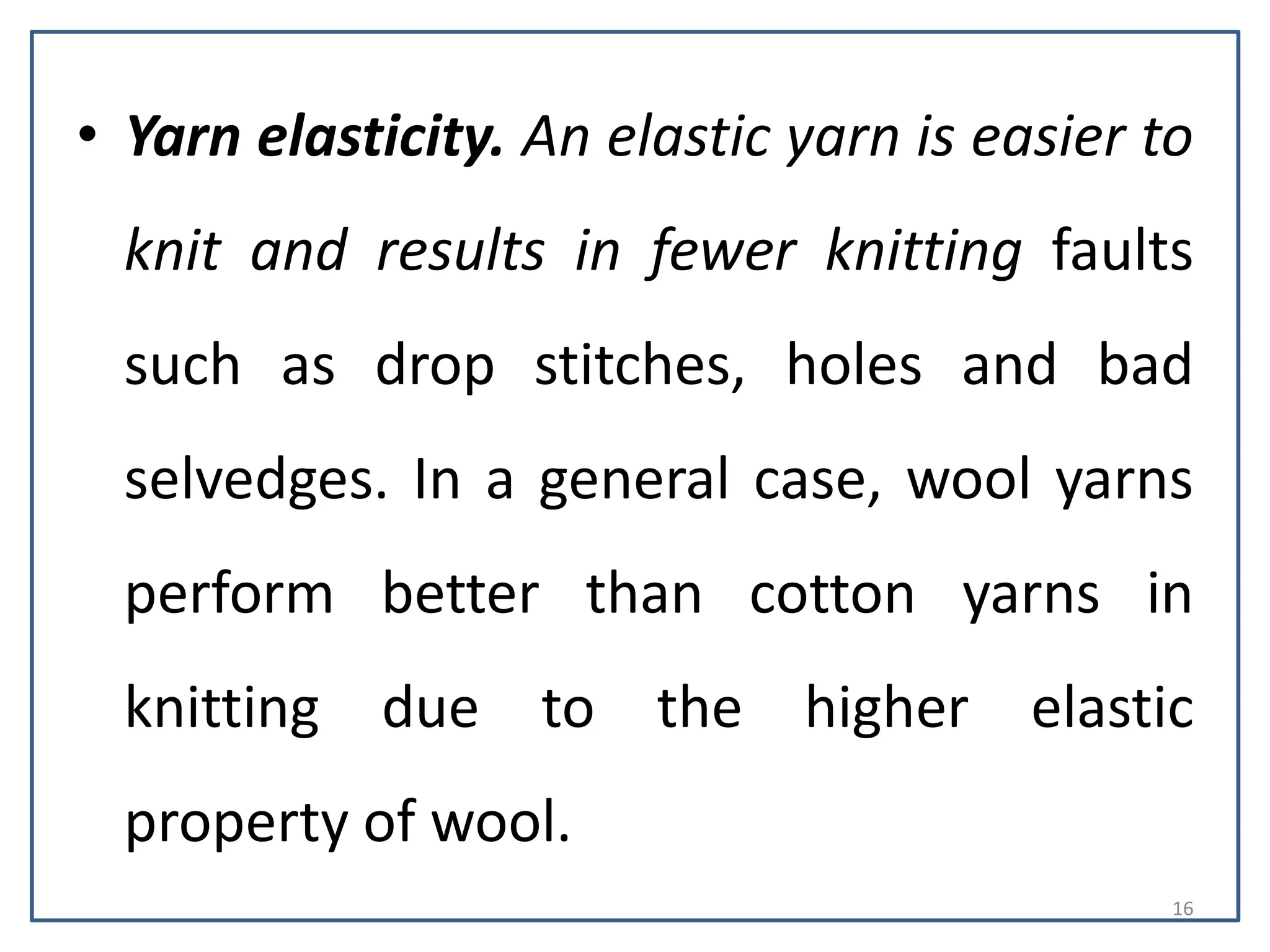 Quality control in the knitting process | PPTX