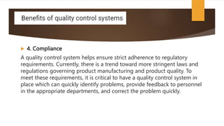 QUALITY CONTROL ISSUES AND PROBLEMS- WEEK 5 1.2.pptx