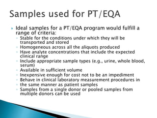 External Quality Control Lecture MD General 2014 Course, Clin Path Ain ...