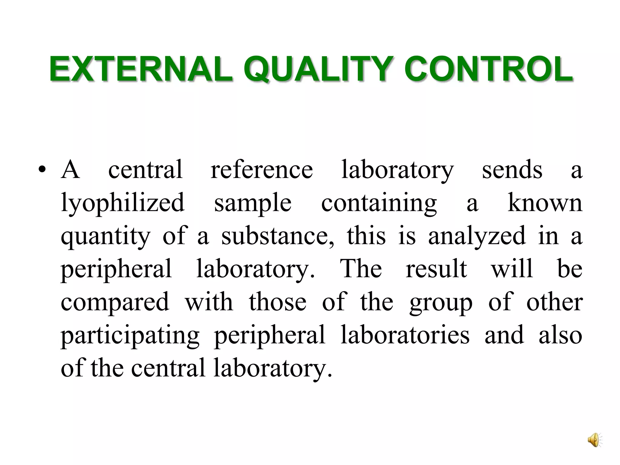 Quality control lecture 1, mlt students, srmsims bareilly 2 | PPT