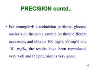 Quality control lecture 1, mlt students, srmsims bareilly 2 | PPT