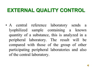 Quality control lecture 1, mlt students, srmsims bareilly 2 | PPT