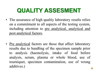 Quality control lecture 2, paramedical students, srmsims bareilly | PPT