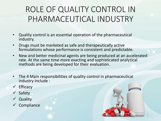 Quality control measures in pharmaceutical industry | PPT
