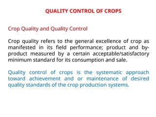 Quality control of crops (23-10-2017).ppt