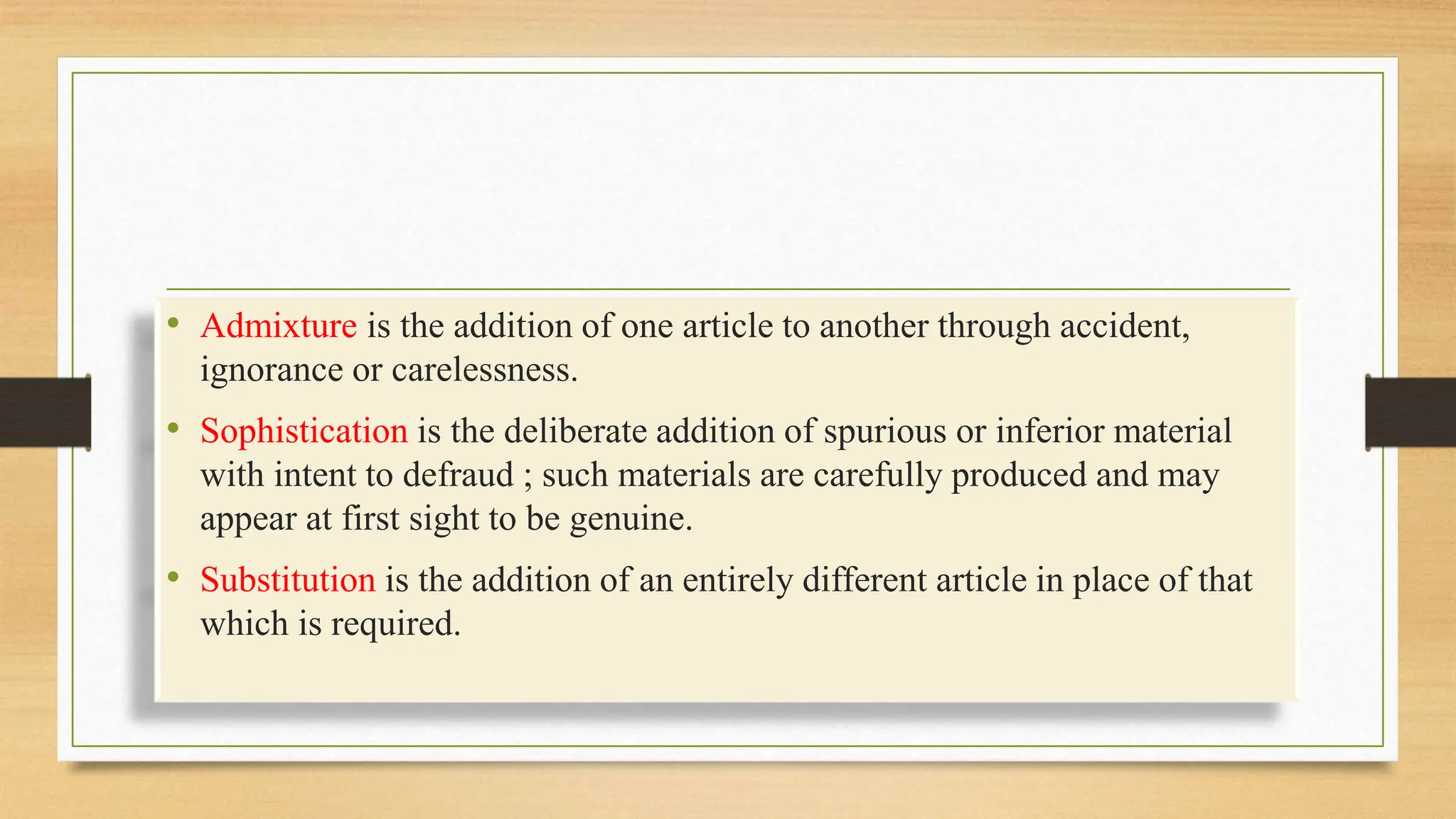 Drug adulteration and evaluation - .pptx