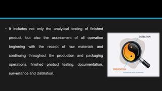 Quality control of drugs and pharmaceuticals | PPTX