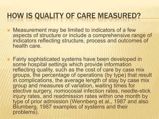 Quality control of healthcare | PPSX
