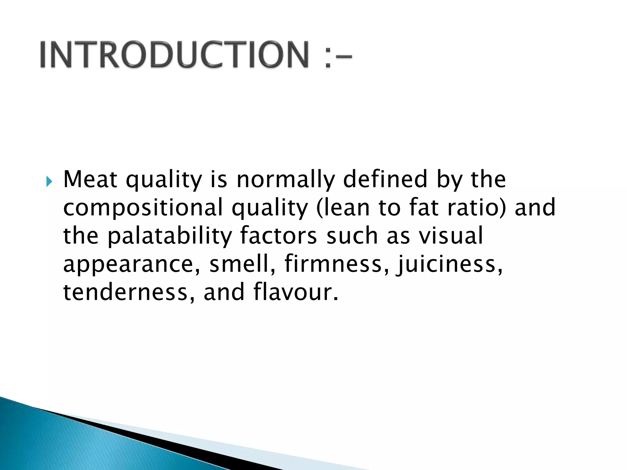 Quality control of meat and chicken | PPTX