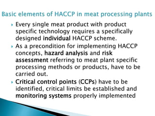 Quality control of meat and chicken | PPTX