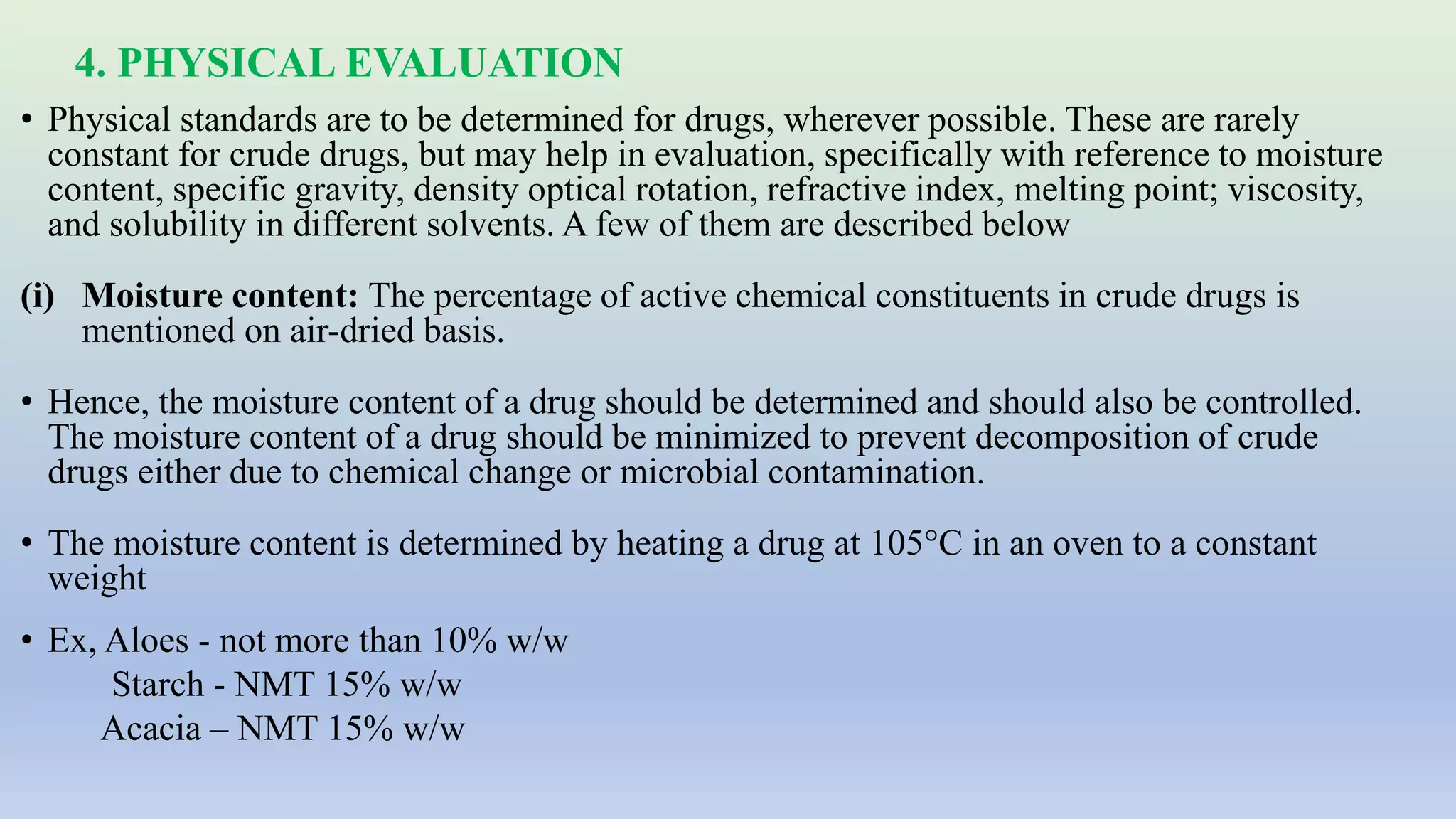 QUALITY CONTROL OF DRUGS OF NATURAL ORIGIN | PDF