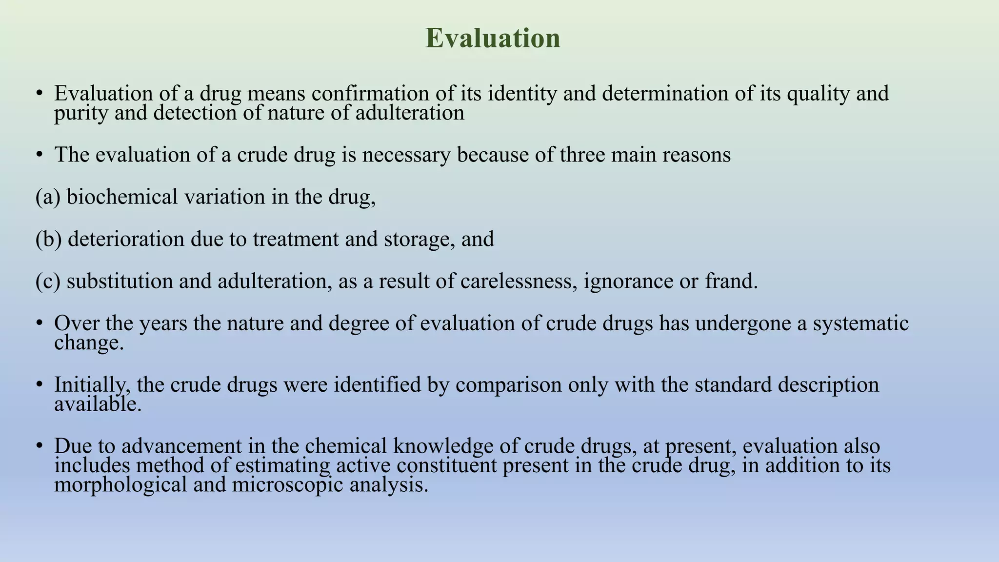 QUALITY CONTROL OF DRUGS OF NATURAL ORIGIN | PDF