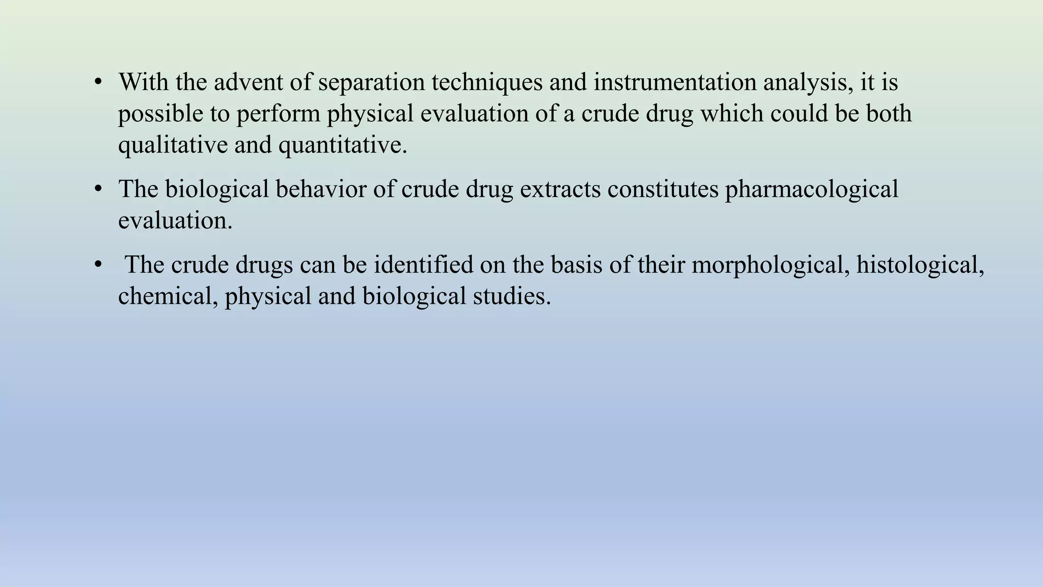 QUALITY CONTROL OF DRUGS OF NATURAL ORIGIN | PDF