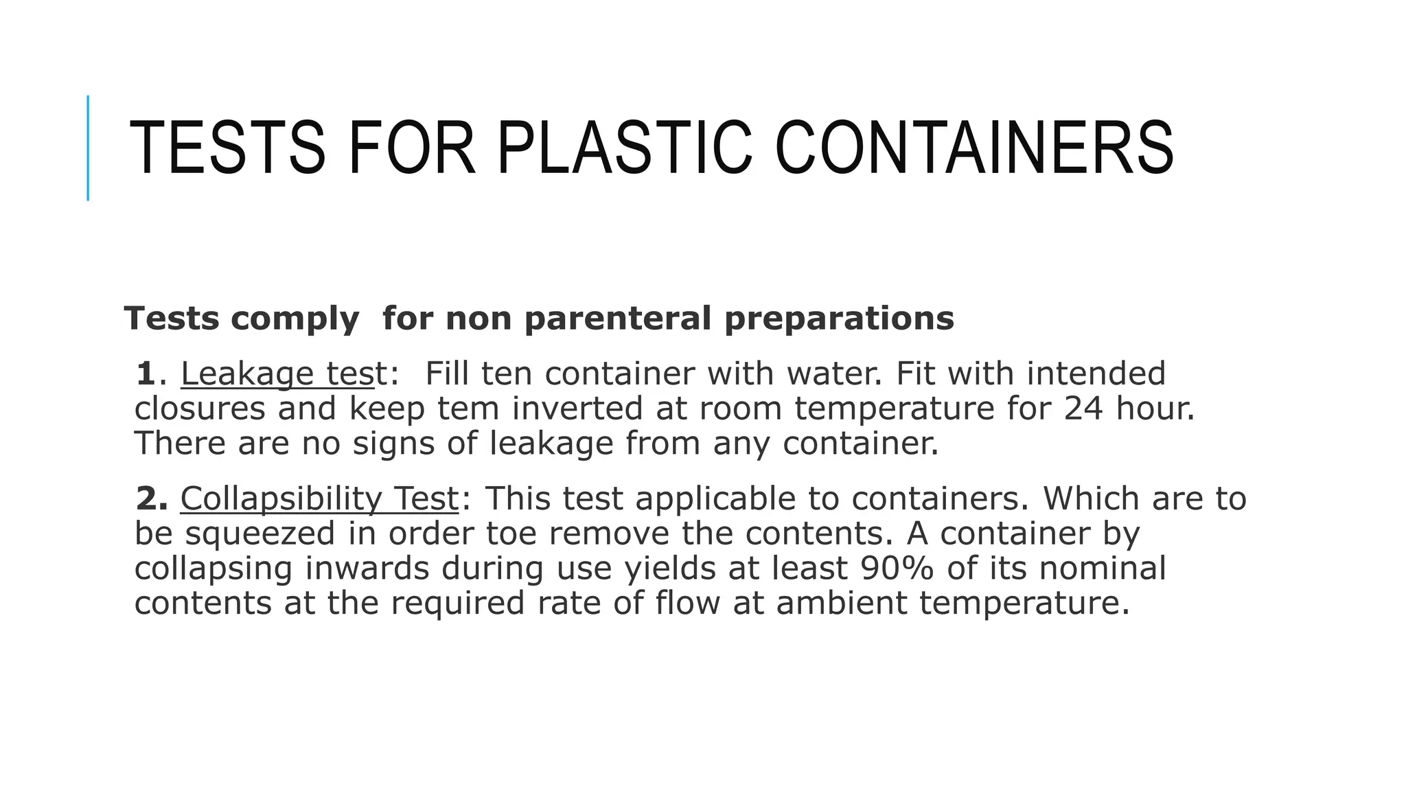 Quality control of packaging material | PPTX