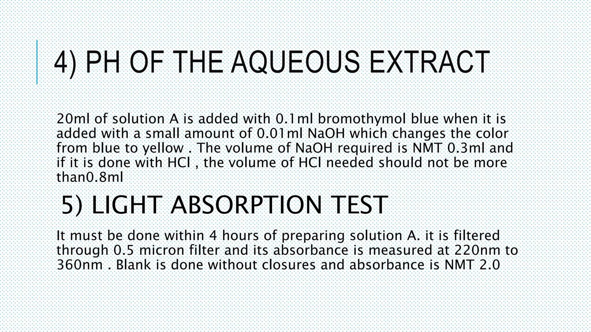 Quality control of packaging material | PPTX