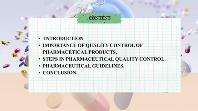 Quality Control of Pharma Products and their importance.pdf